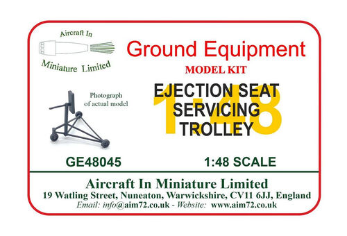 Aircraft In Miniature Ltd GE48045L Ejector Seat Servicing Trolley
