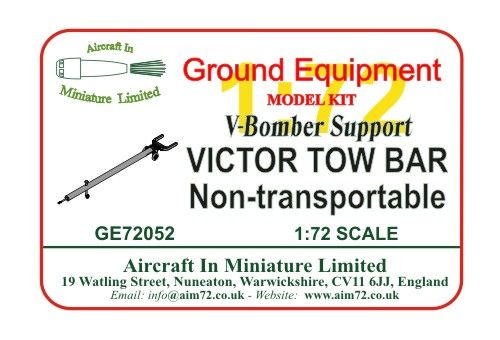 Aircraft In Miniature Ltd GE72052 Handley-Page Victor B.2 with Blue Steel Missile - Towbar (V-Bomber Support Series)