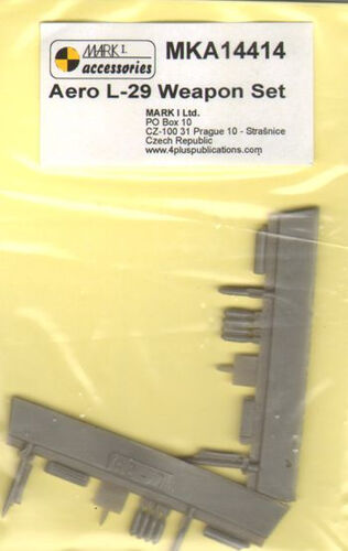 DISCONTINUED Mark I Models A14414 Aero L-29 Delfin Weapon Set - resin parts (for Mark I Models kits)