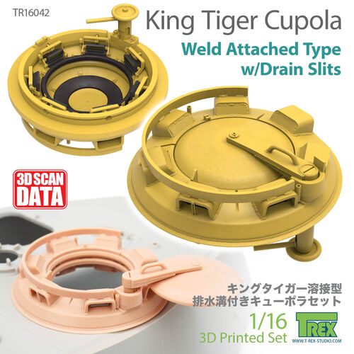 T-Rex Studio 16042 King Tiger Cupola Weld Attached Type With Drain Slits