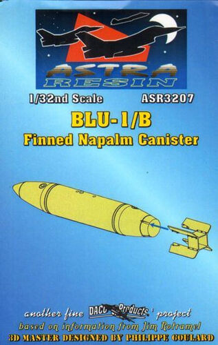 Daco Products ASR3207 BLU-1/B Finned Napalm Canister