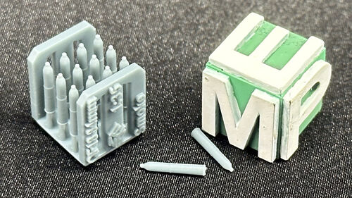 EMP3D 72041144 Amunicja 84mm QF18 - Dymny - 10 Sztuk
