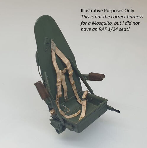 Airscale SB24QK RAF WWII seatbelts (Sutton Harness)