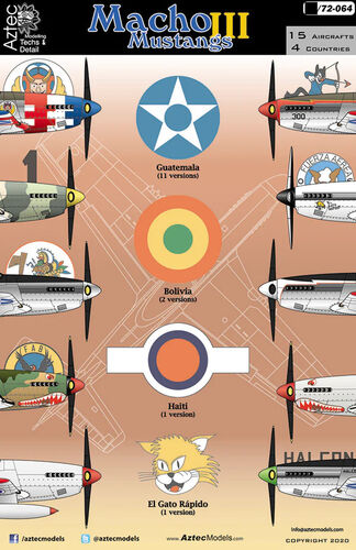 Aztec 72D064 Macho North American Mustangs 3