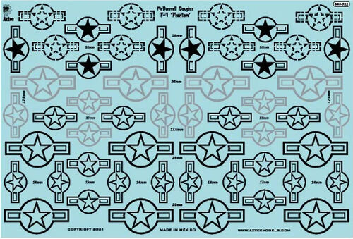 Aztec G48011 McDonnell Douglas F-4 Phantom - USAF National Insignia (Part 2)