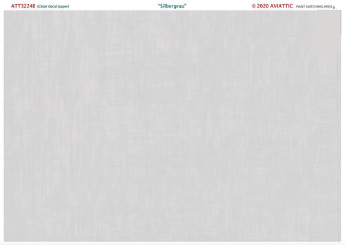 Aviattic ATT32248 Silbergrau - aluminium flakes suspended in grey/white tinted dope (clear decal paper)