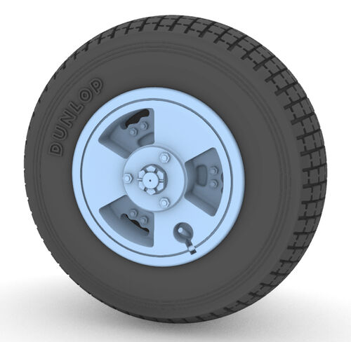 Aims 32P049 de Havilland DH-100 Vampire Mk.3/Mk.5 'Block Tread' - wheel set (for Infinity Models kits)