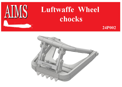 Aims 24P002 Luftwaffe Wheel Chocks