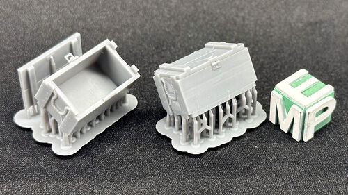 EMP3D 25040579 Amerykańskie Skrzynie na Granaty - Zamknięte - 2 Sztuki
