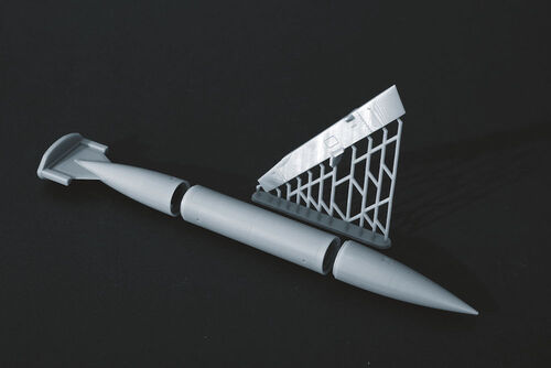 Matterhorn Circle RESIN05 IMI RUNT 730L & Pylon for Dassault Mirage III S/RS late (designed to be used with Italeri kits)