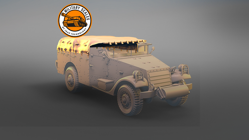 IDAP Technology PMI0330C Tarpaulin For Scout Car M3A1
