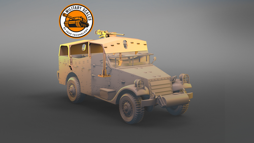 IDAP Technology PMI0328A Expansion Of M3 Scout Car To General George Patton Version