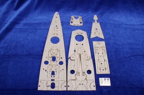 MK1 Design D35015 German Battleship Scharnhorst - Wooden Deck (designed to be used with Dragon kits)
