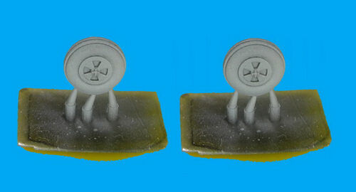 Sun Details R4426 Hawker Tempest Mk.V - wheels 3D-printed - 2 pcs (designed to be used with Mark I Models kits)