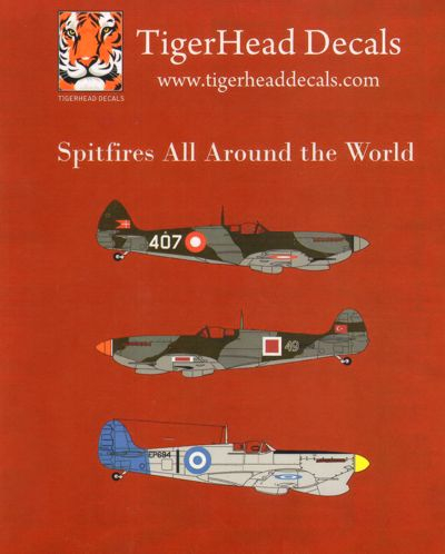 TigerHead Decals 48023 Supermarine Spitfire Mk.Vc Spitfires All Around the World
