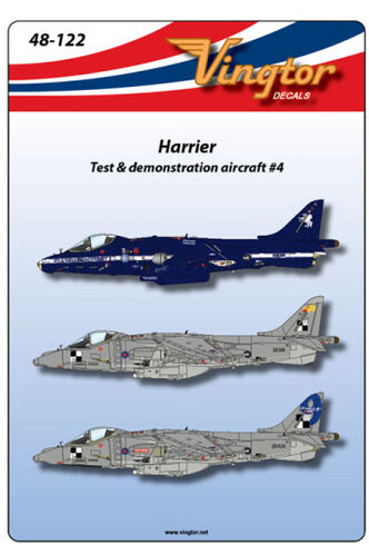 Vingtor 48-122 BAe Harrier - Test & demonstration aircraft #4