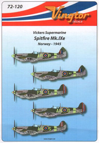 Vingtor 72120 Supermarine Spitfire Mk.IXe - Norway 1945