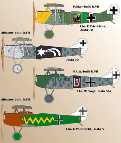 Lifelike Decals 32017 Fokker D.VII Part 2 (designed to be used with Wingnut Wings kits)