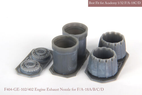 MK1 Design A32020 McDonnell-Douglas F/A-18 A/B/C/D - Exhaust Nozzle & After Burner Set (Opened) (designed to be used with Academy kits)