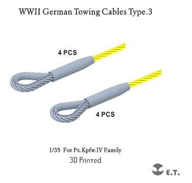 ET Model P35-312 German WWII Towing Cables Type 3
