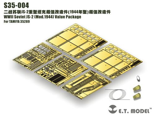 ET Model S35-004 Soviet Heavy Tank IS-2 Mod.1944 - Value Package (for Tamiya 35289)