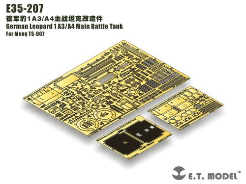 ET Model E35-207 German Main Battle Tank Leopard 1 A3 / A4 (for Meng TS-007)