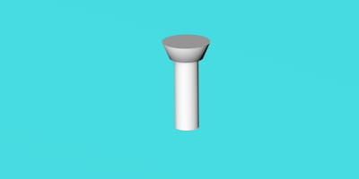 EMP3D 99160702-26 Nity - łeb płaski podcięty - 2,6 mm (60 sztuk)
