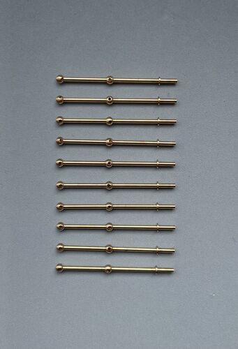CNC Micro Turning A32133 Newel post (10 brass parts)