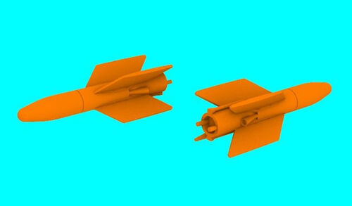 LF Models 3D4805 AS.11 Missile (2pcs)