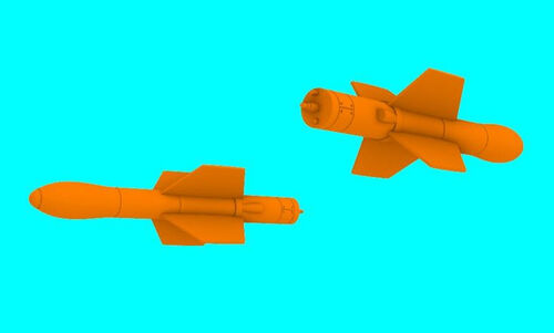 LF Models 3D4806 AS.12 Missile (2pcs)