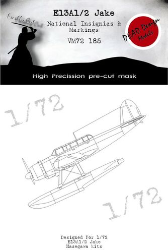 DEAD Design Models VM72185 E13A1/2 Jake National Insignias And Markings (Hasegawa)