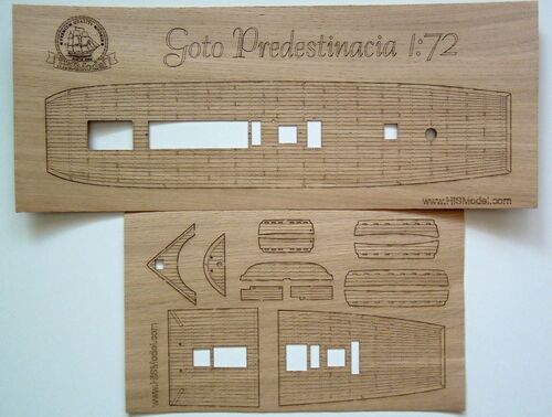 HiSModel D027-O Goto Predestinacia - Oak wooden deck