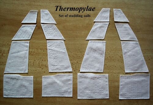 HiSModel S084s Thermopylae - set of Studding sails