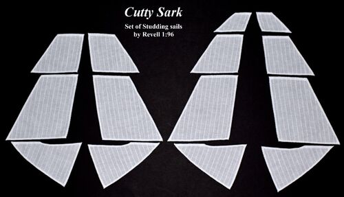 HiSModel S083s Cutty Sark - set of Studding sails