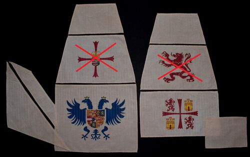 HiSModel S082p-2 Spanish Galleon - easy set of sails (with printed 2 lower sails)