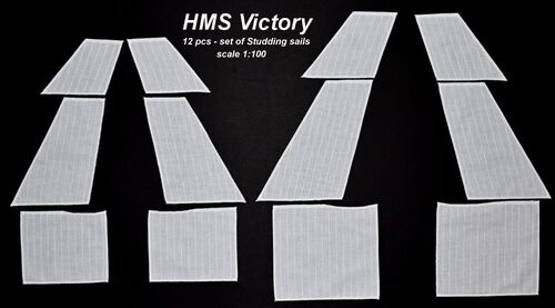 HiSModel S001s Victory set of studding sails