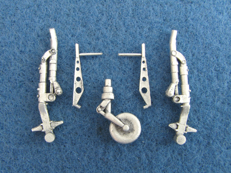 Scale Aircraft Conversions 48096 Hawker Sea Fury - Landing Gear (designed to be used with Trumpeter kits)