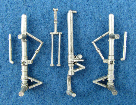 Scale Aircraft Conversions 48086 Lockheed P-38 Lightning - Landing Gear (designed to be used with Monogram and Revell kits)