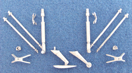 Scale Aircraft Conversions 32049 Polikarpov I-16 Type 24 - Landing Gear (designed to be used with Special Hobby kits)