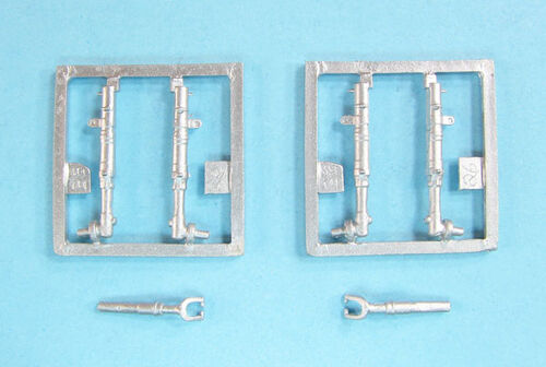 Scale Aircraft Conversions 48357 Supermarine Spitfire Mk.IXc Early and Late - Landing Gear - Set for 2 planes (designed to be used with Eduard kits)