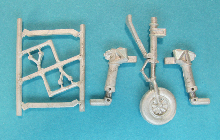 Scale Aircraft Conversions 72076 Douglas A-3 B Skywarrior - Landing Gear (designed to be used with Hasegawa kits)