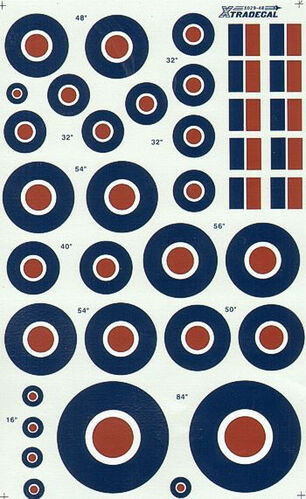 Xtradecal 48029 RAF National Insignia - Roundels C Type