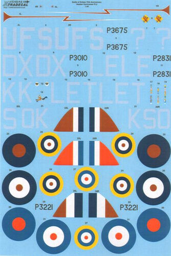 Xtradecal 48146 Hawker Hurricane Mk.I - Battle of Britain 1940 Part 2 (5 schemes)