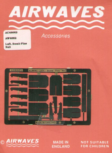 Airwaves C48062 Luftwaffe Bomb Fins No.3 - 2 sizes