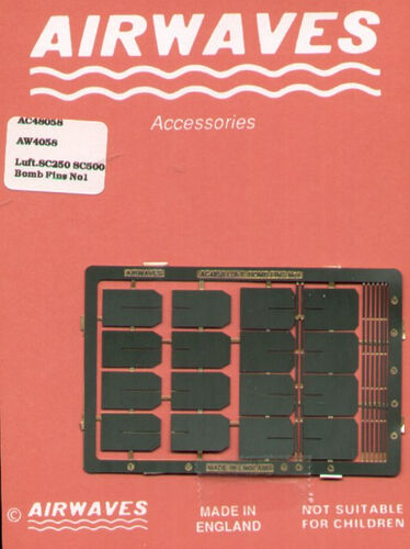 Airwaves C48058 German bombs SC-250/SC-500 Fins style No.1