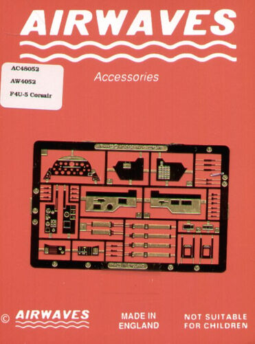 Airwaves C48052 Vought F4U-5 Corsair - Detail Set (designed to be used with Heller and Smer kits)