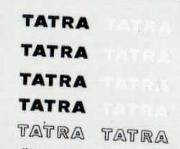 Hauler R87040 T-815 Tatra Logo Decals
