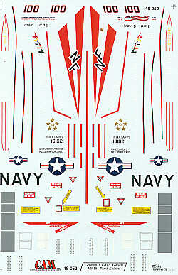 CAM 48052 Grumman F-14 A Tomcat - 161621 NF/100 VF-154 Black Knights USS Independence 1996