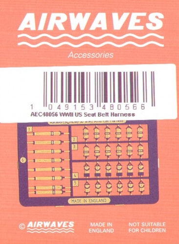 Airwaves C48056 WWII US Seat Belt Harness
