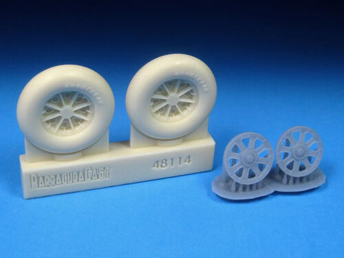 Barracuda Studios R48114 F4U Corsair Smooth Tread Mainwheels